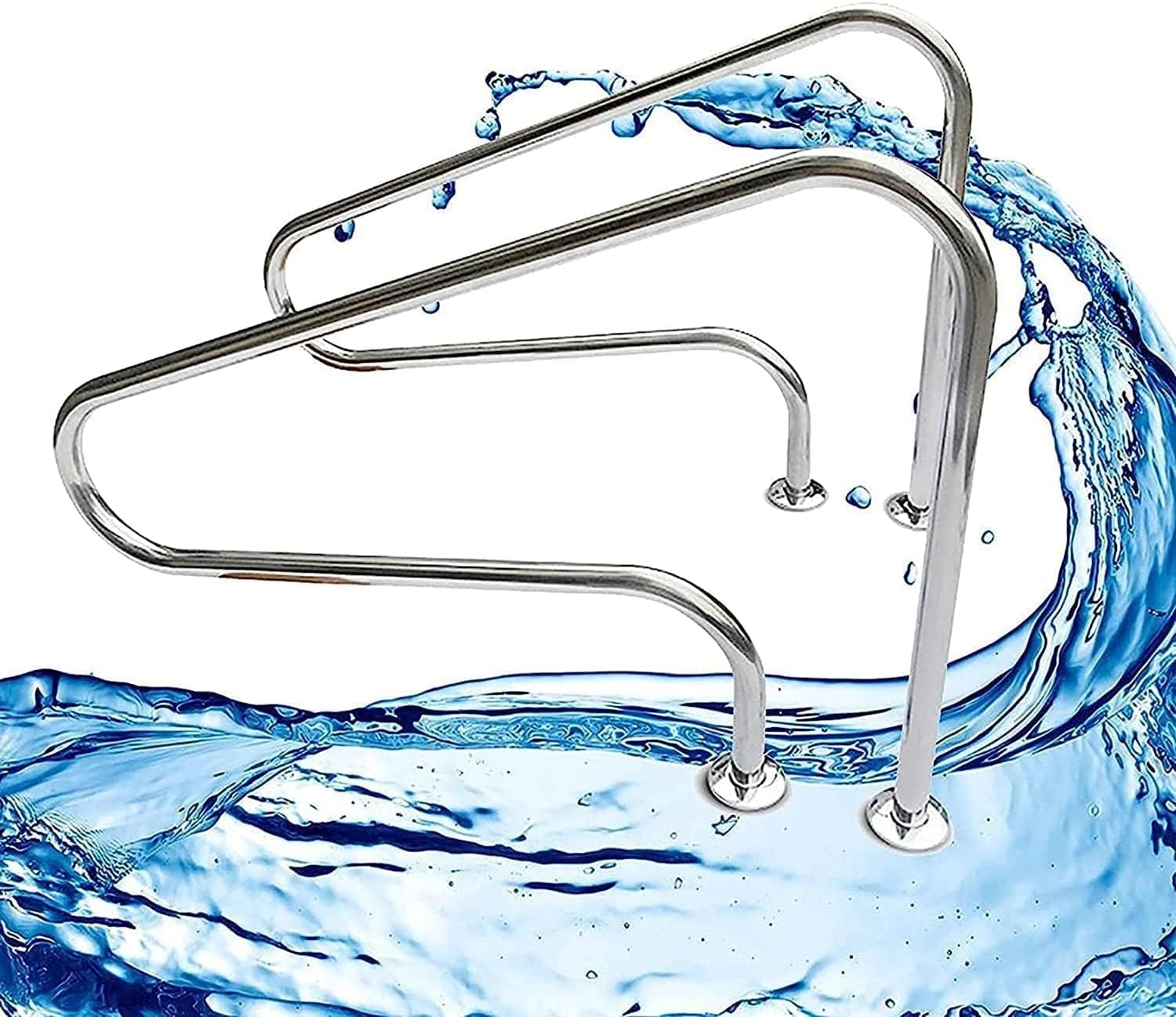 Amazon.com: GoodBZ Pool Rail Pool Railing Handrail Swimming Pool Hand ...