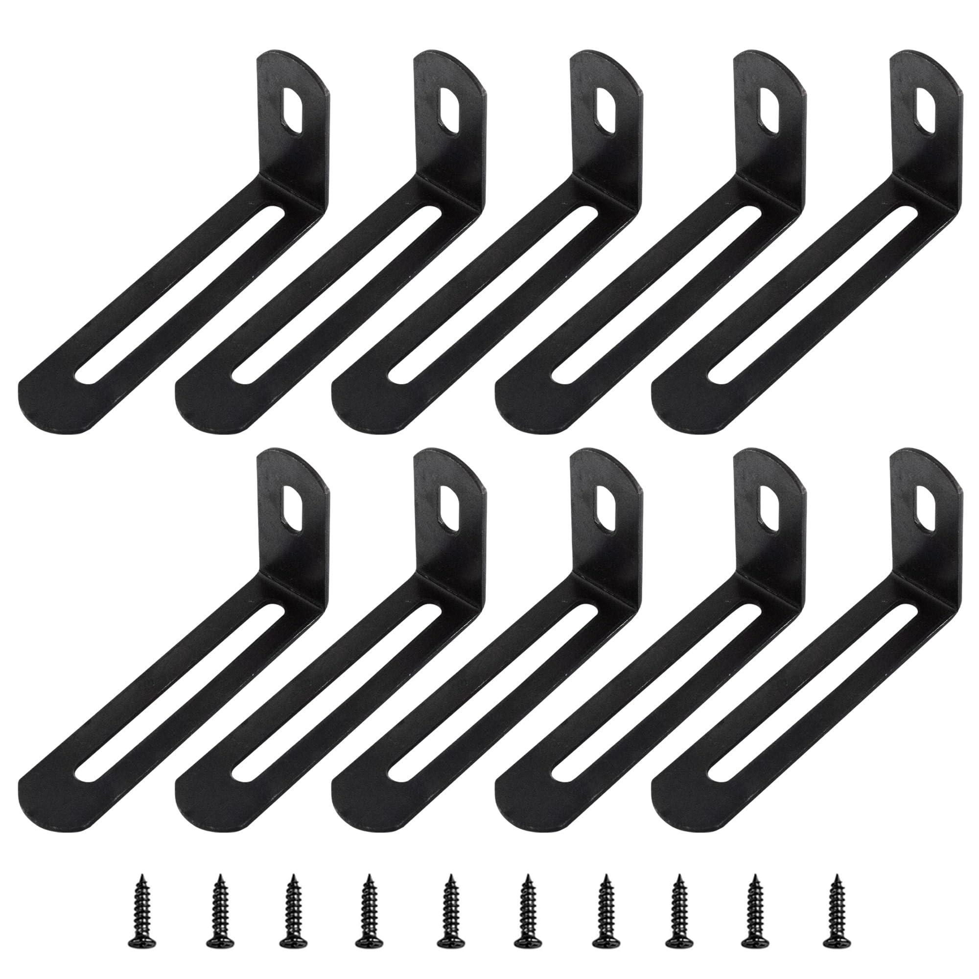 Amazon.com: AUXBC 2.6"x1.3"x0.6"Adjustable Right Angle Brackets Metal L ...