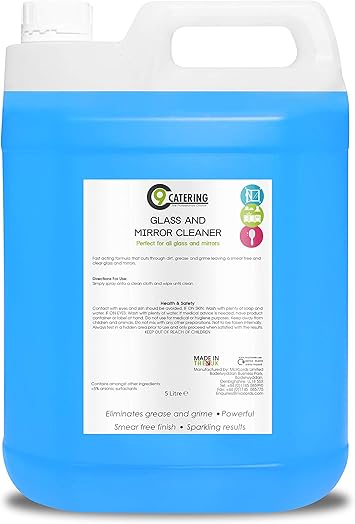 C 9 Catering Window Glass and Mirror Cleaner - 5 Litre : Amazon.co.uk ...