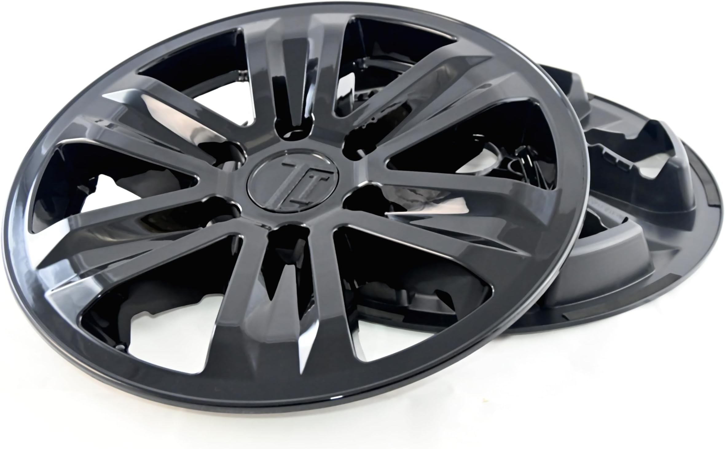 Amazon.com: Fuel Rider Set of 4 Gloss Black ABS Impostor Wheel Skins ...