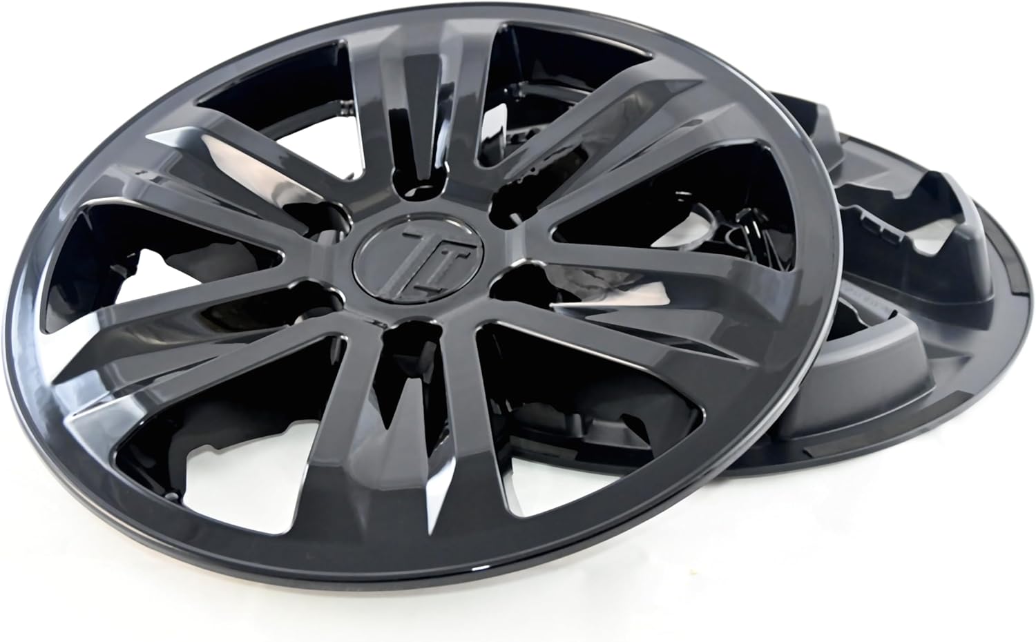 Amazon.com: Trim Illusion Gloss Black Wheel Rim Cover Hubcaps 17 Inch ...