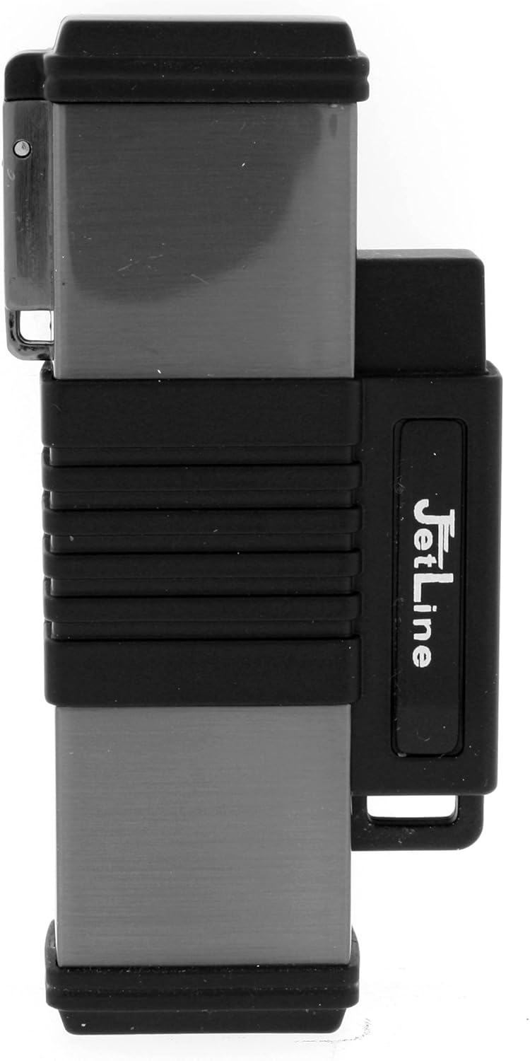 Amazon.com: JetLine New York Double Torch Flame (Gun Metal Black ...