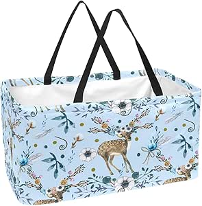 Amazon.com - Large Collapsible Utility Tote,Reusable Grocery Shopping ...
