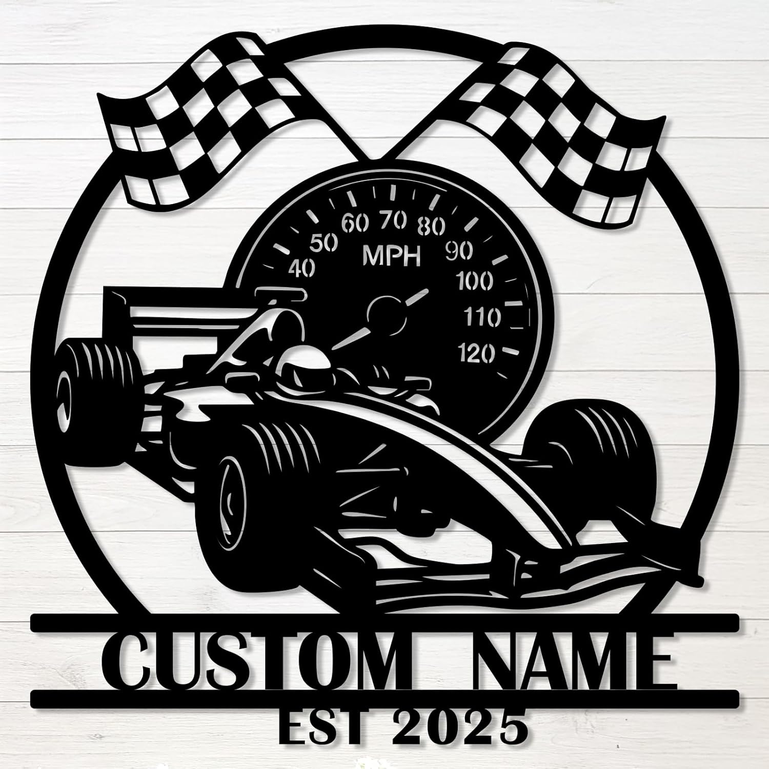 Amazon.com: Personalized Formula 1 Metal Wall Art Sign – Custom Name ...