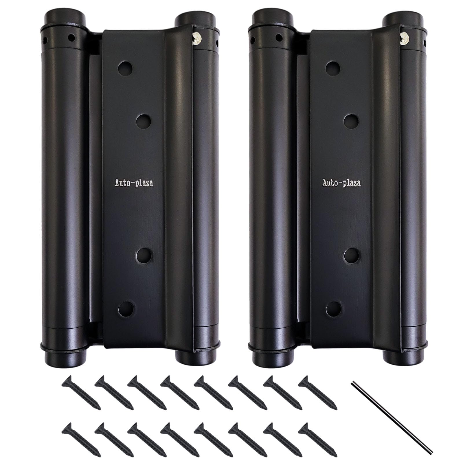 2Pcs 6" Cafe Saloon Door Swing Self Closing Double Action Spring Hinge ...