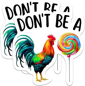 Amazon.com - (2 Pack) Don't Be A C*** Sucker Stickers - Funny Farmer ...