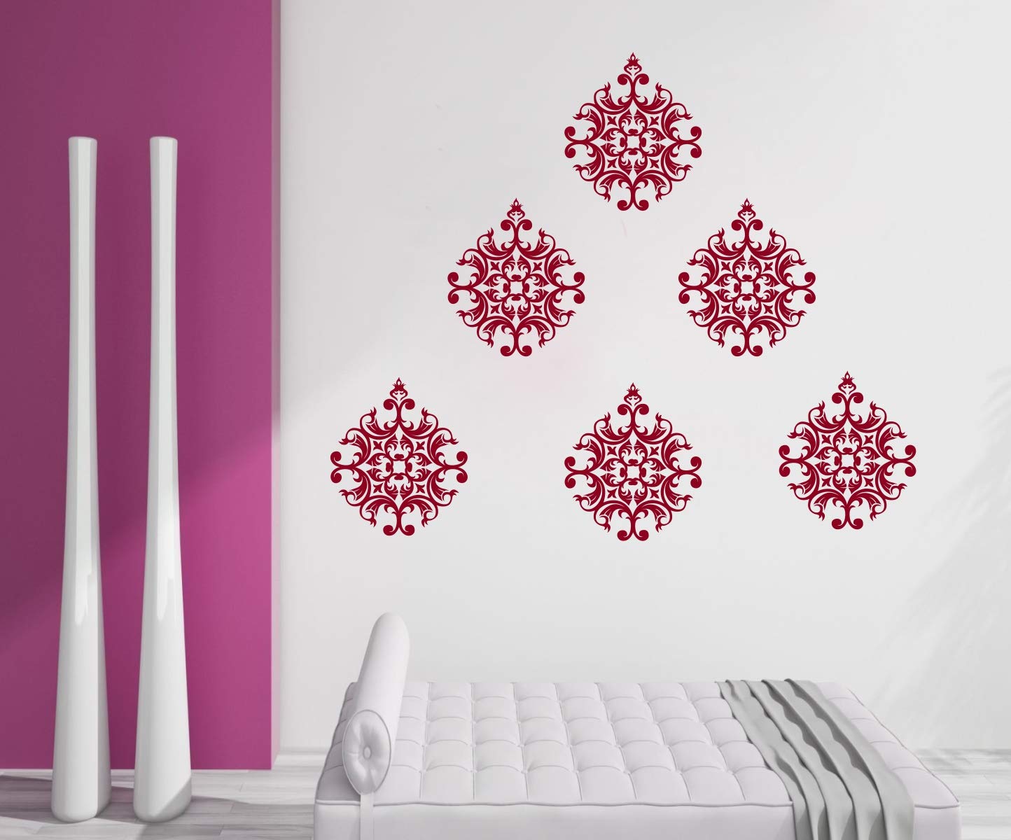 Decor Villa Pooja Motif Wall Sticker and Decal (PVC Vinyl,Sheet Size ...