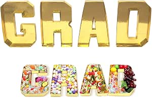 Amazon.com: Grad Charcuterie Letters Fillable Cardboard, Grad Boxes ...