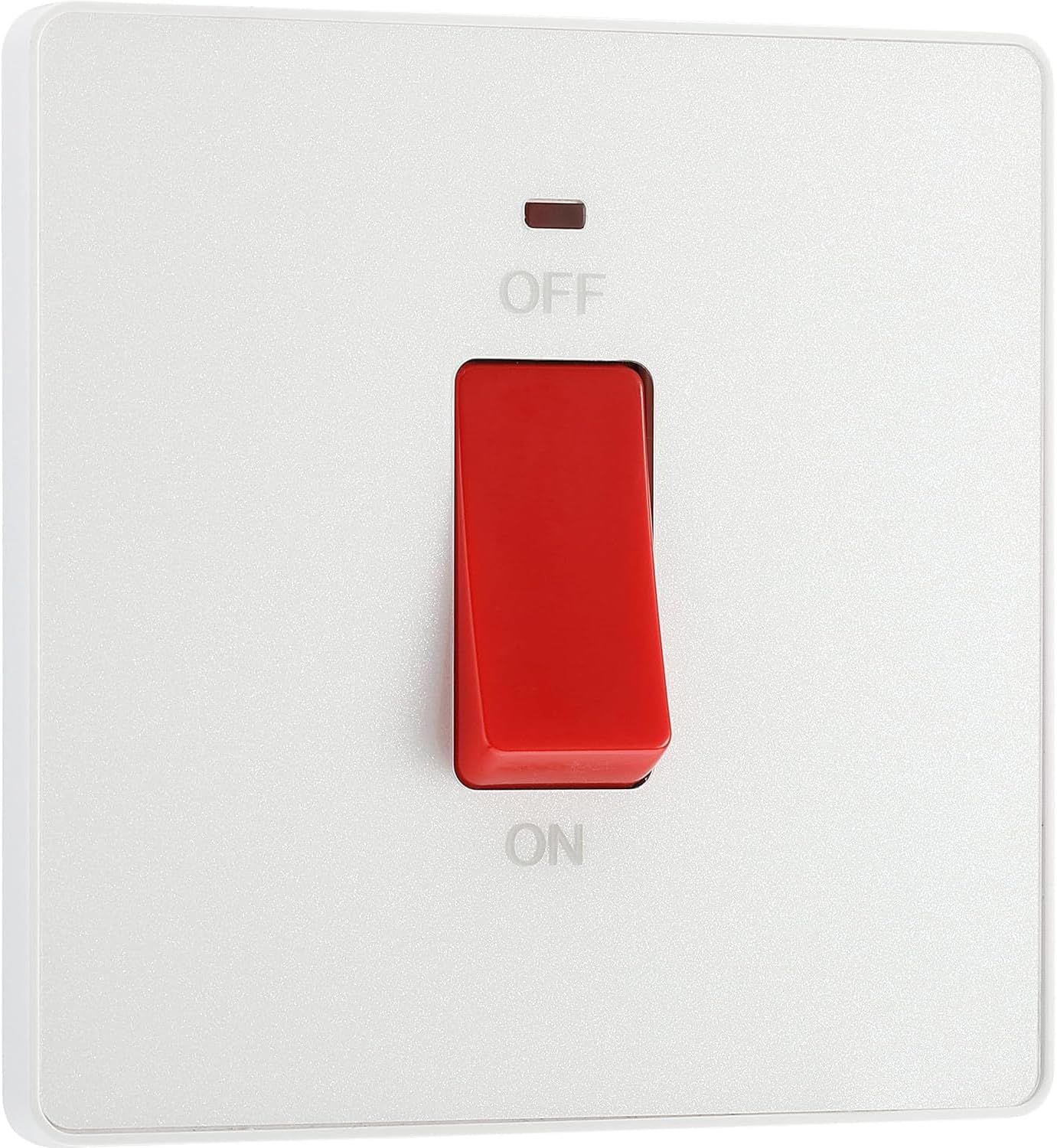 Merriway BH05737 Double Pole Cooker Switch 45 Amp 1-Gang With Neon ...