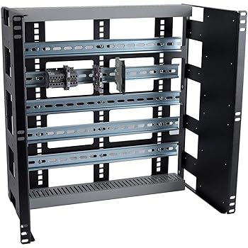 RCB1122BK15 6U Rackmount Din Rail Panel for Standard 19 inch Server ...