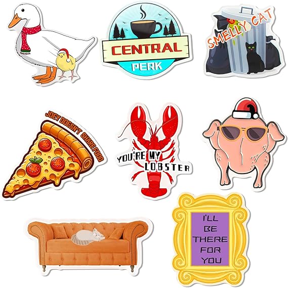 Amazon.com: FUYAHA Friends Fridge Magnets for Friends TV Show, 8Pcs ...