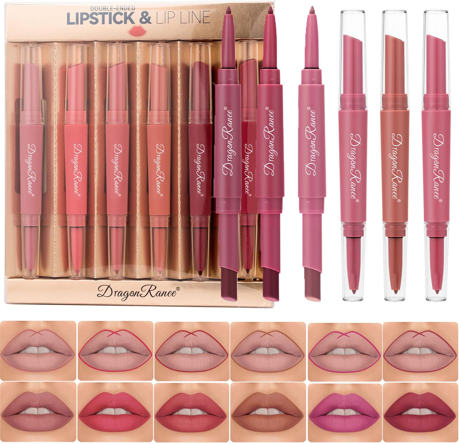 Amazon.com : Pink Dust Precious Pink Lip Combo - (Pack of 3) Lips Combo ...