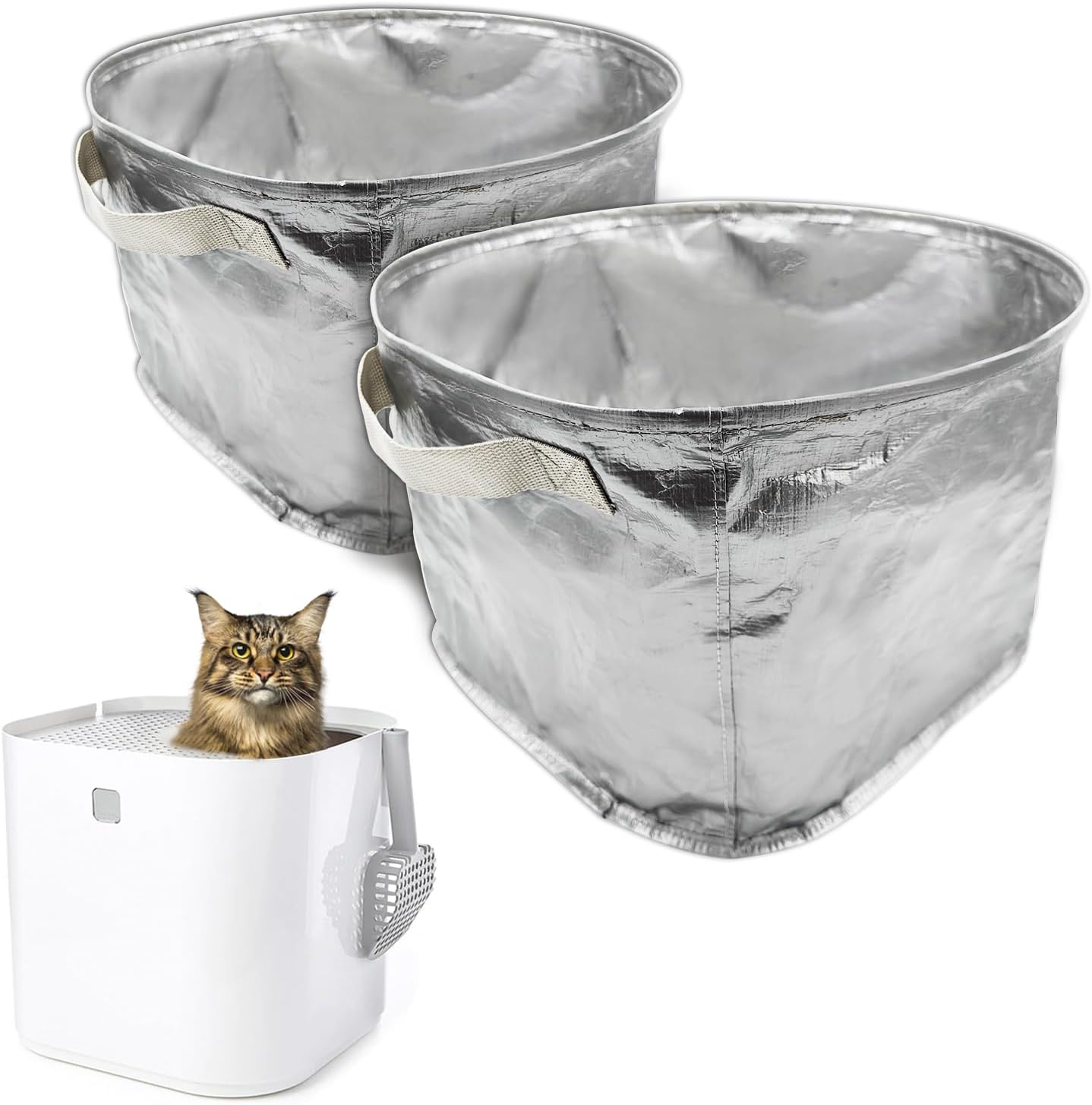 Amazon.com : FixlyFido 2-Pack Litter Box Liner A Compatible with Modkat ...