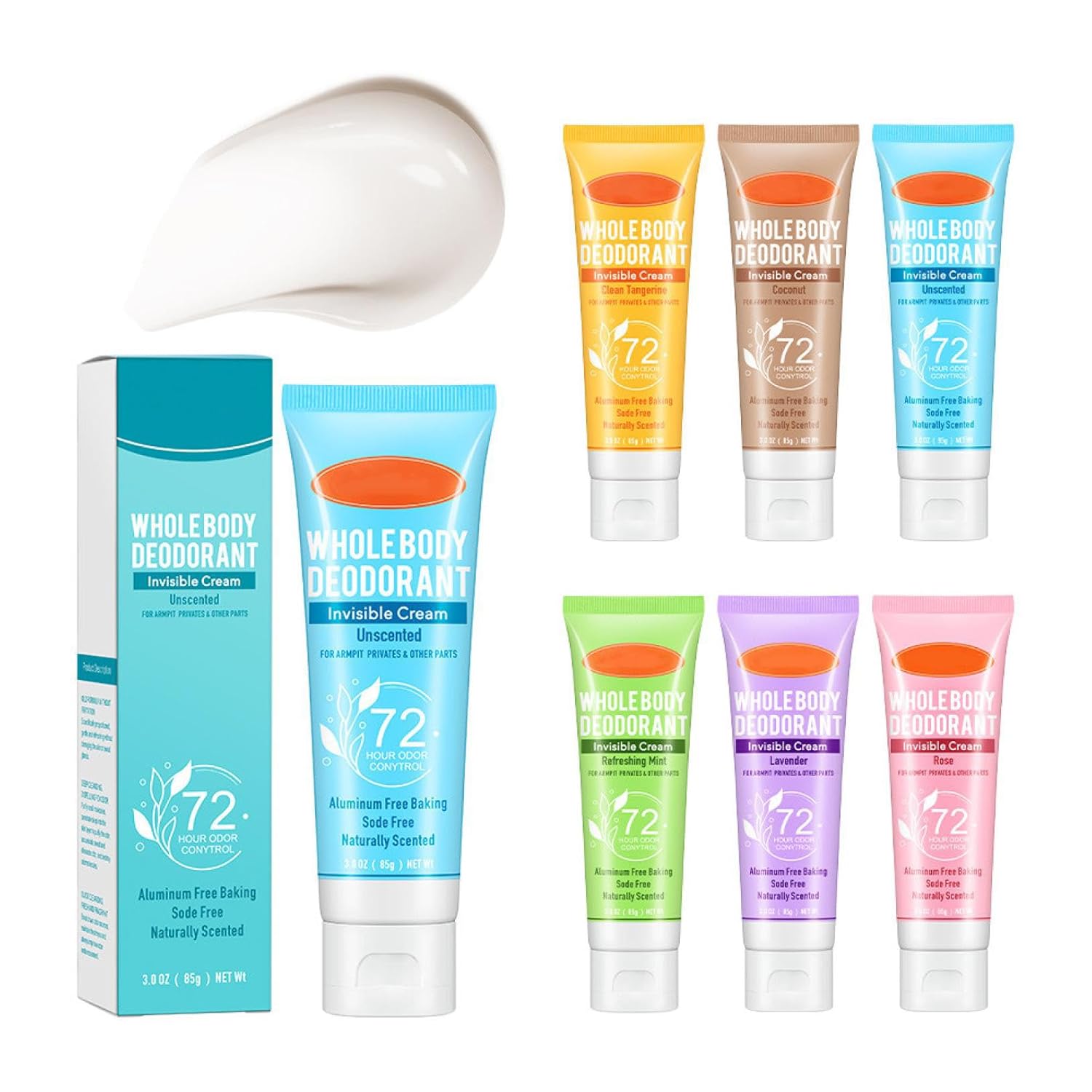 Amazon.com : Underarm Odor Control, Whole Body Deodorant - Smooth Solid ...