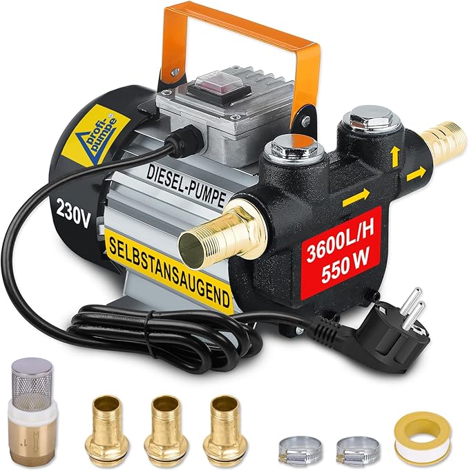 Dieselpumpe STANDARD-4.2 Selbstansaugende Pumpe 230V Heizölpumpe ...