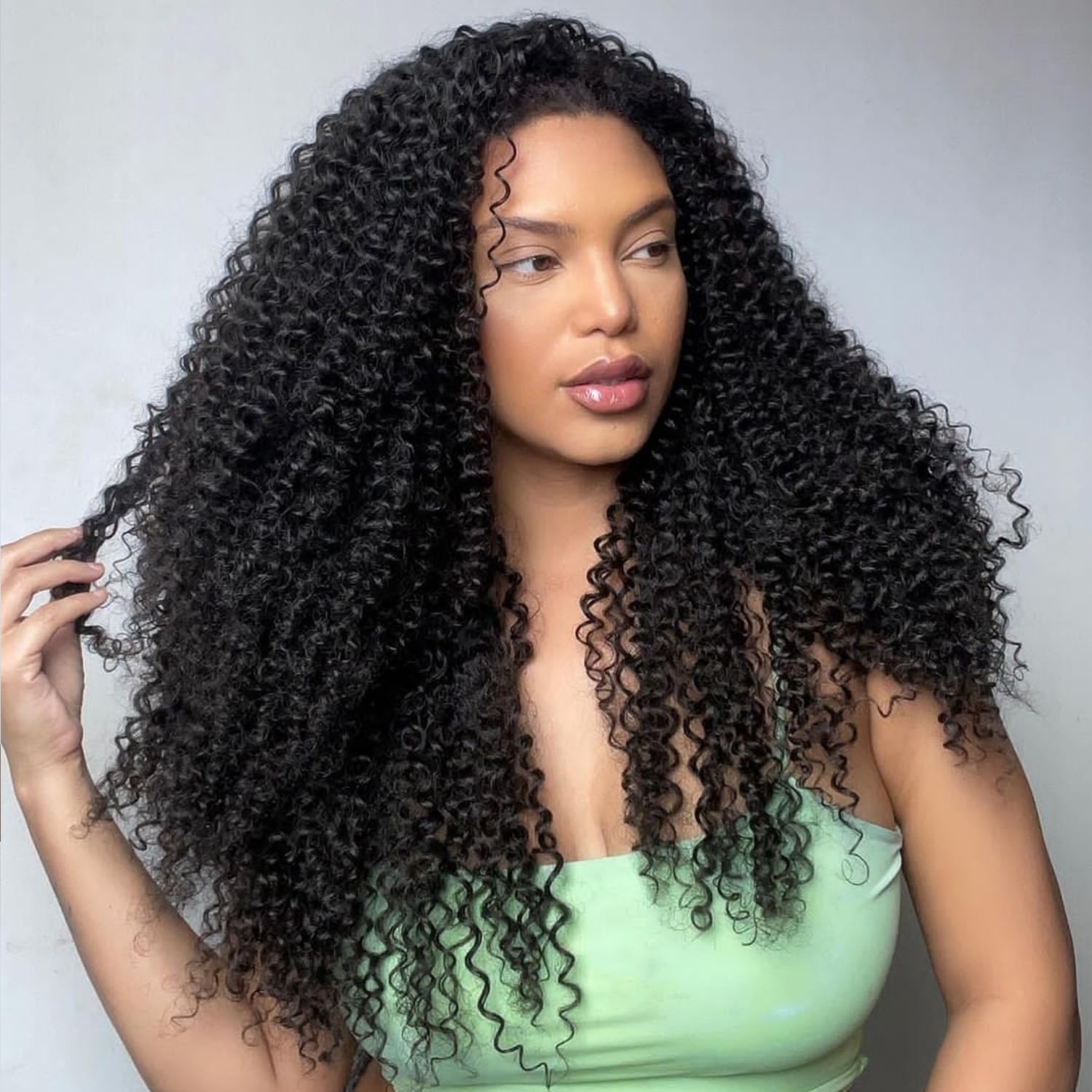 Snapklik.com : Leeven Pre Looped Micro Kinky Curly Crochet Hair 14 Inch ...