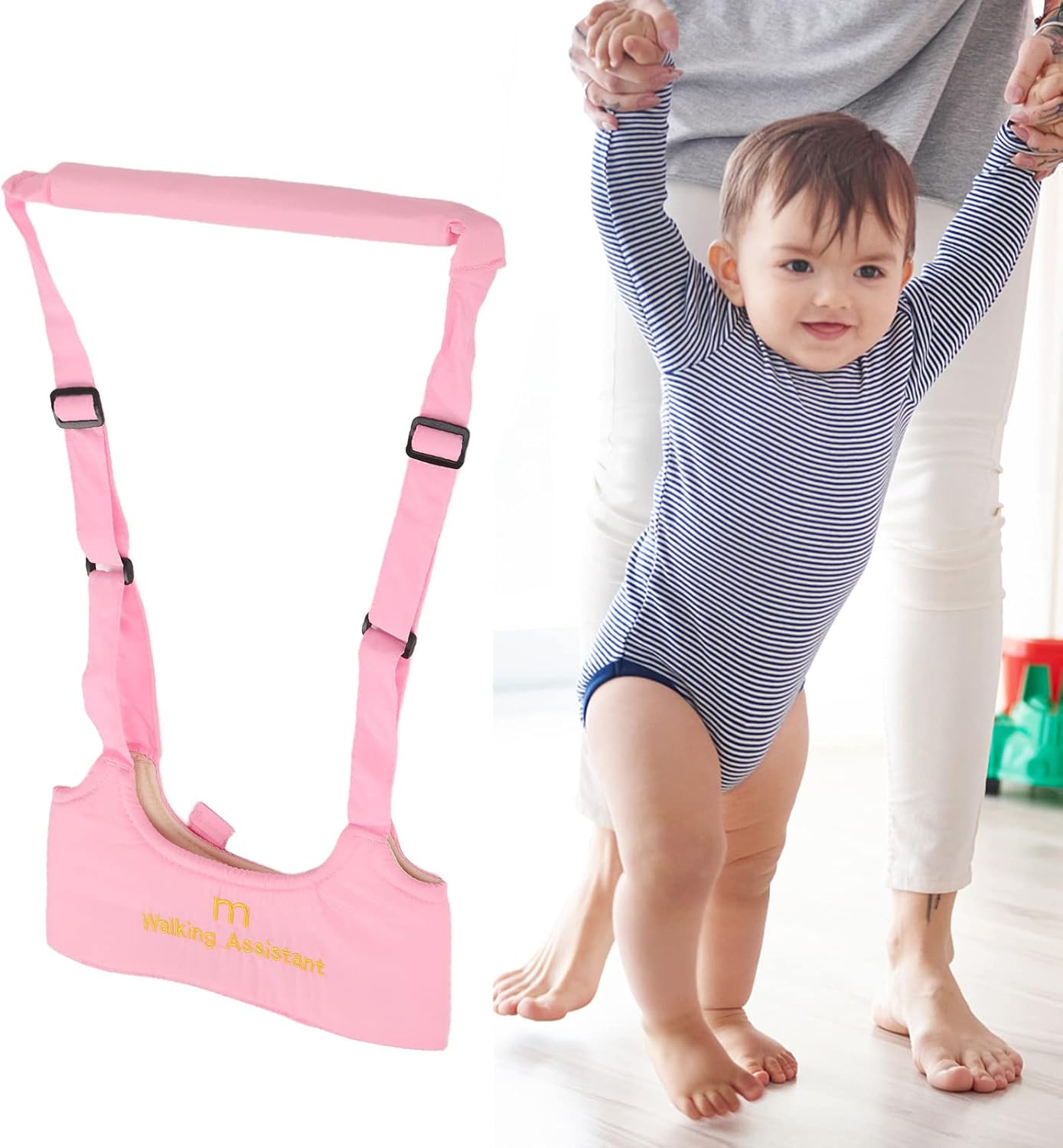 Amazon.com : Baby Walking Harness, Handheld Kids Walker Helper Toddler ...