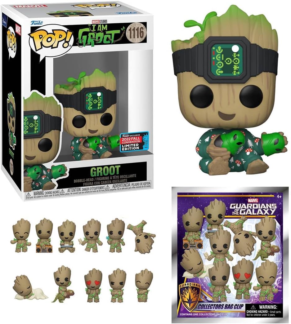 The Groot Man Tree Funko Guardians of The Galaxy Bundle: Funko POP ...