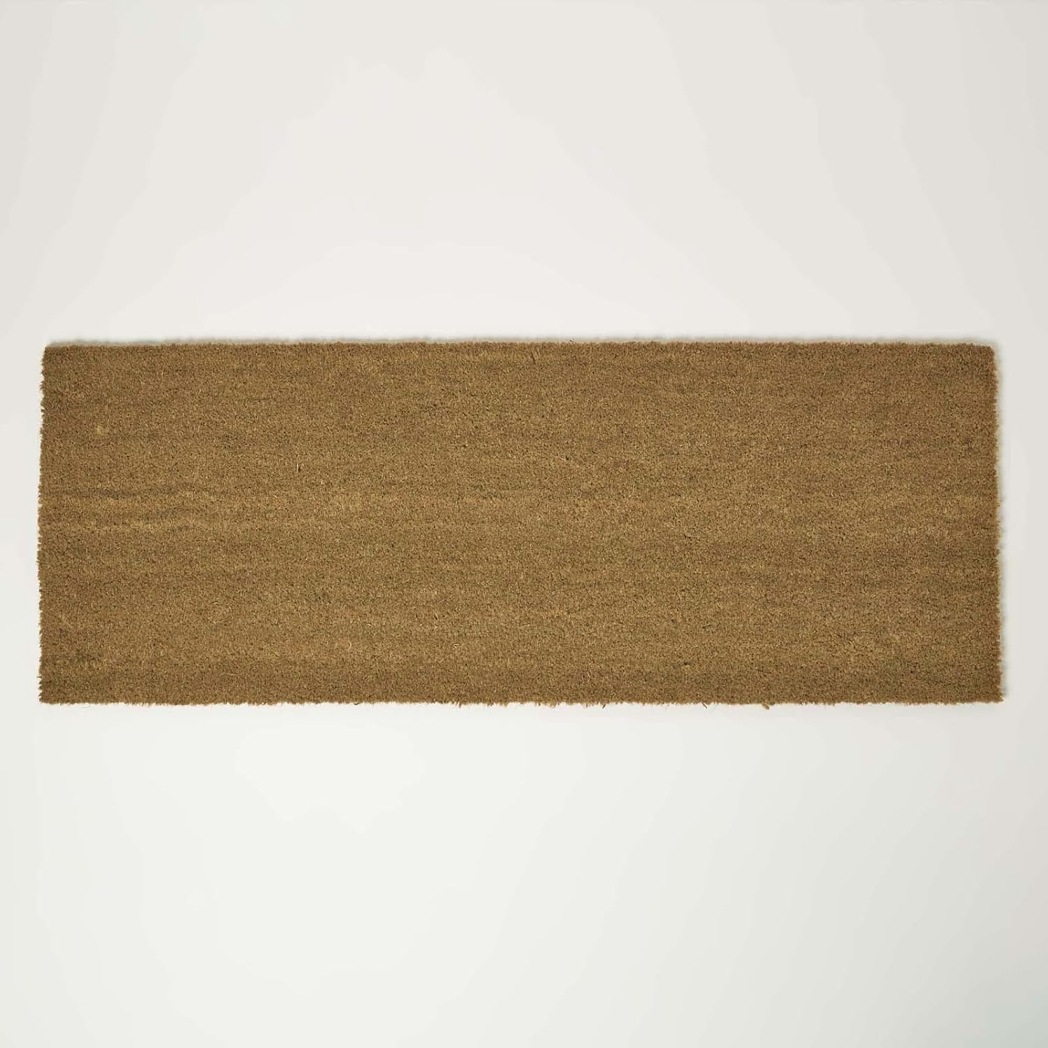 HOMESCAPES Extra Large Coir Door Mat 120 x 45 cm Double Doormat Runner ...