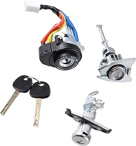 Amazon.com: Motoforti 81970-3SA00 81250-3SA00 Inner Car Full Lock ...