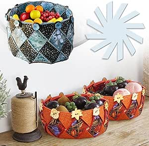 Basket Templates for Sewing, Magic Woven Spiral Storage Basket Template ...