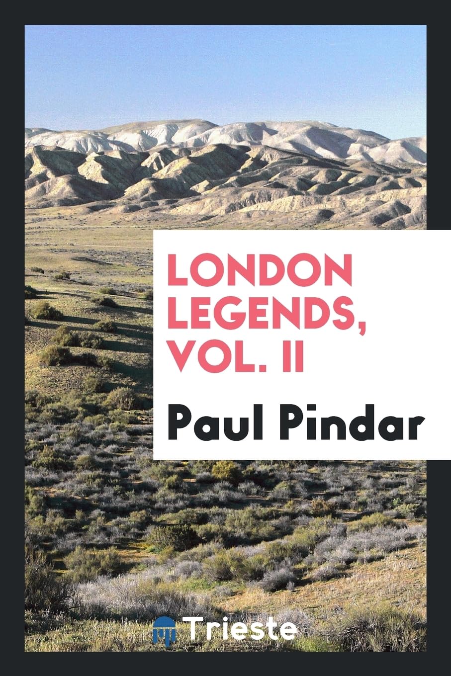 London legends, Vol. II: Pindar, Paul: 9781760578879: Amazon.com: Books