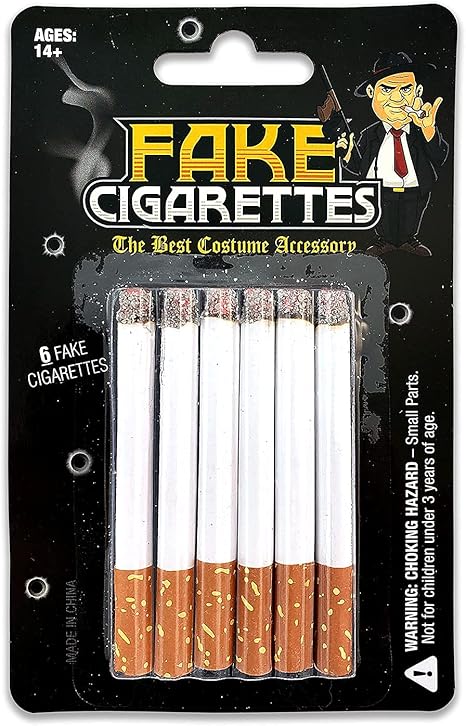 Amazon.com: Fake Cigarettes (Pack of 6) - Realistic Movie, Stage ...