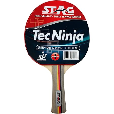 Stag 5 Star Table Tennis (T.T) Racket| Premium ITTF Approved Rubber ...