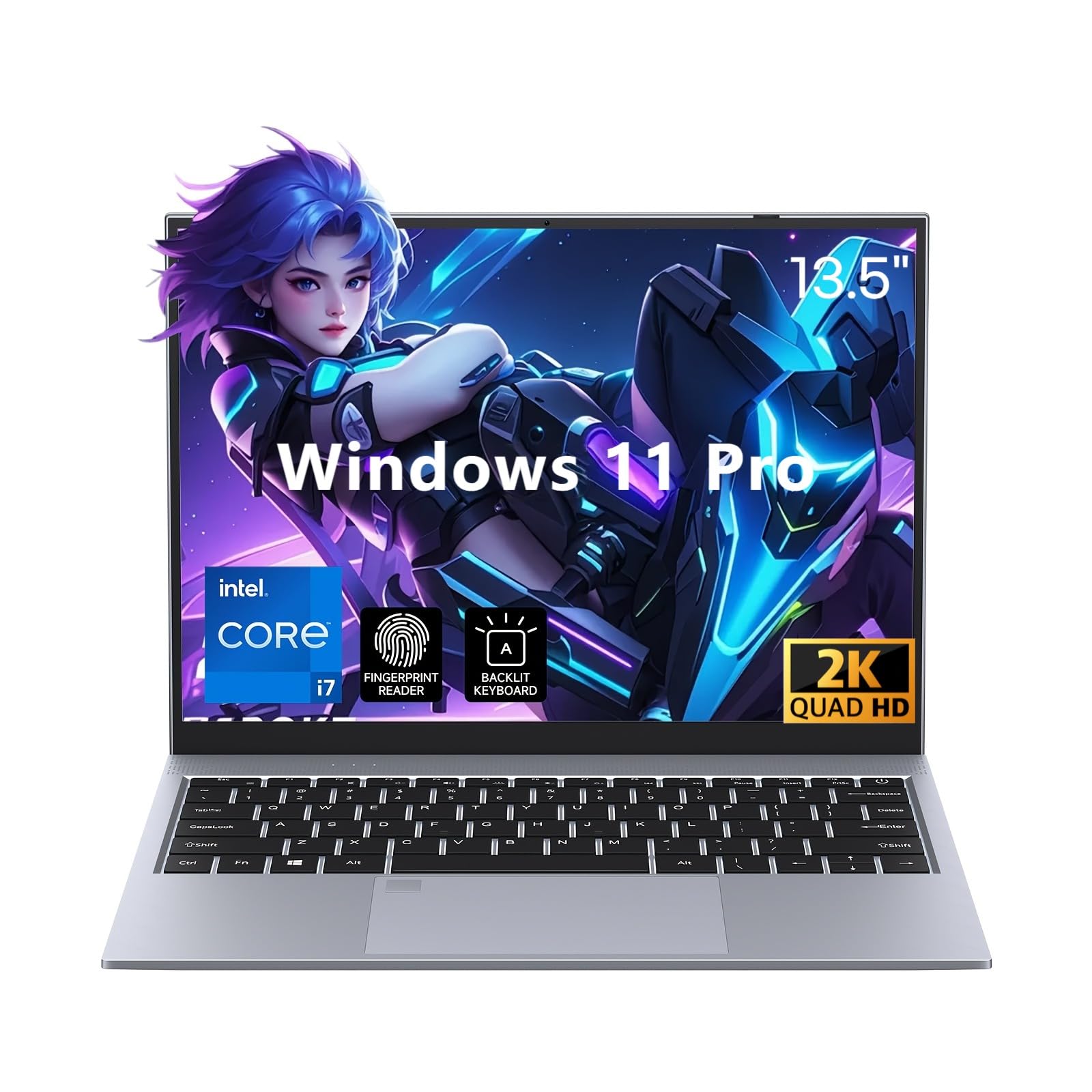 Amazon.com: BLUEING Laptop Computer, Windows 11 Pro Laptop, 13.5" 2K ...