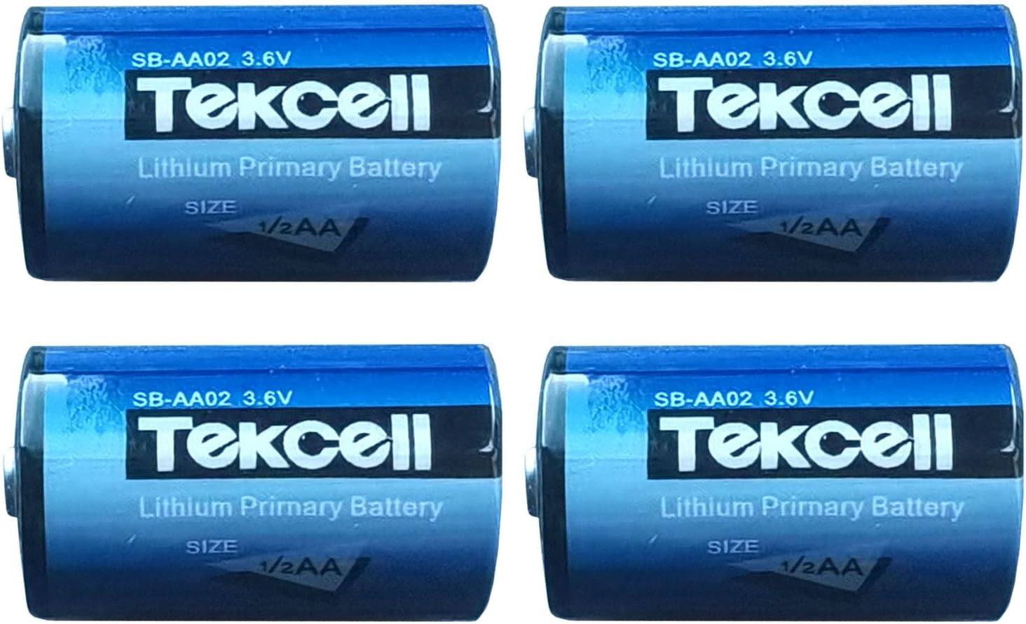 Amazon.com: GRE-Energy 4 Pack Tekcell SB-AA02 1/2 AA 3.6v Lithium ...