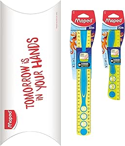 Maped - Set of 2 Kidy'Grip Rulers - 20 cm Ruler + 30 cm Ruler - Tracing ...