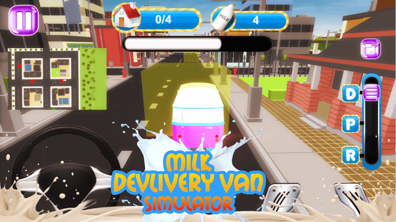 Milk Delivery Driver Simulator 3D: Delivery Tycoon Food Transporter in ...