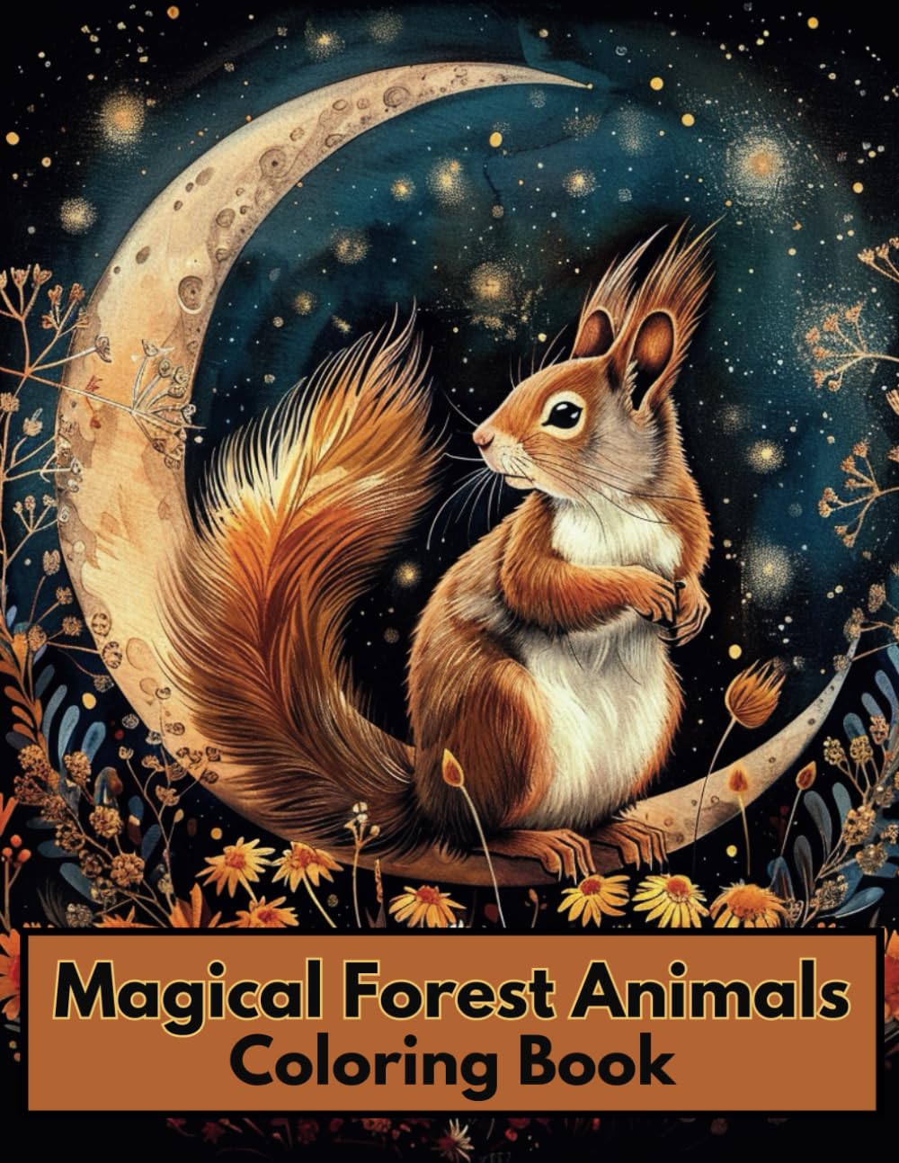 Amazon.com: Magical Forest Animals: Adult Coloring Book, Fantasy ...