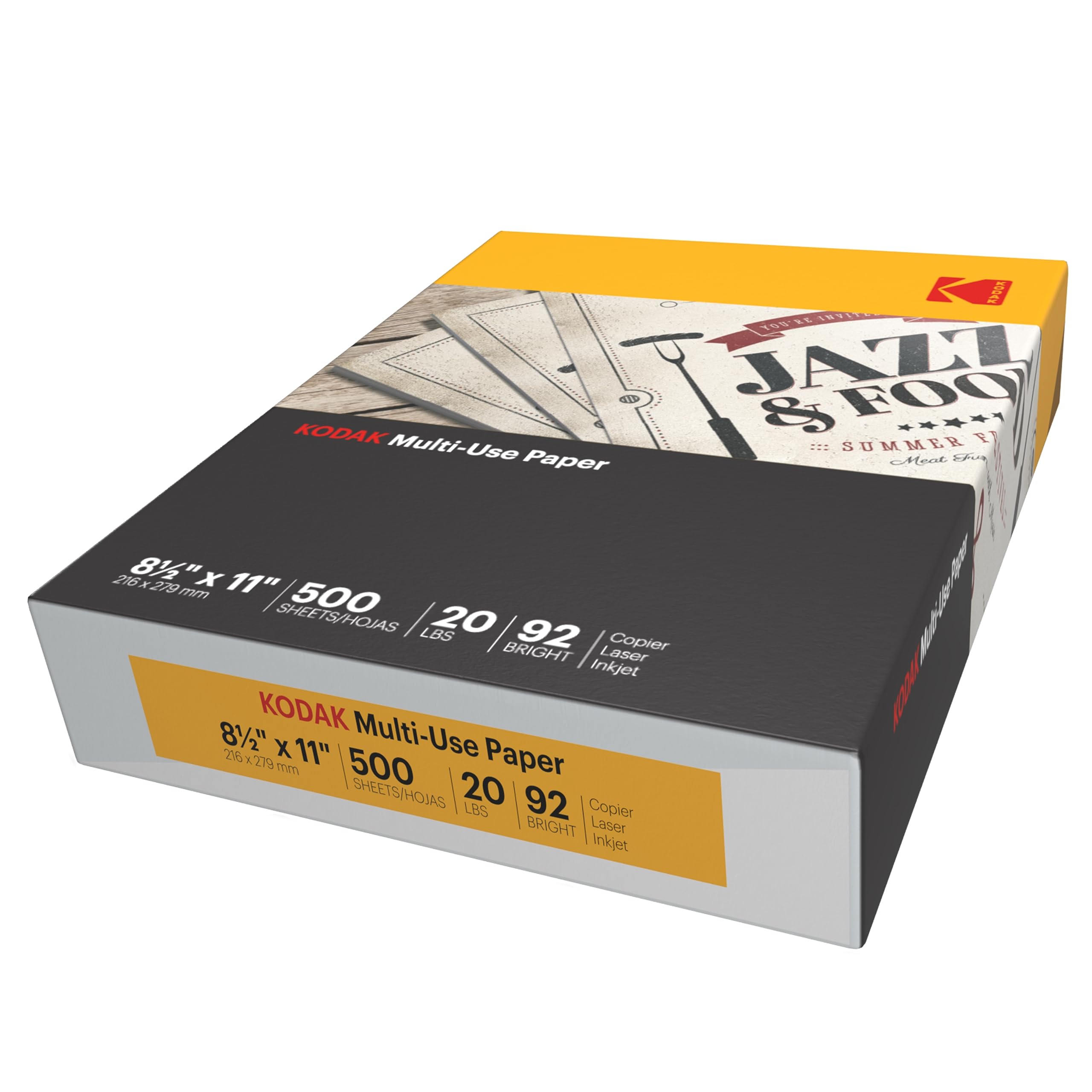 Snapklik.com : Kodak Printer Paper 8.5 X 11 20 Lb Copy Paper 92 Bright ...