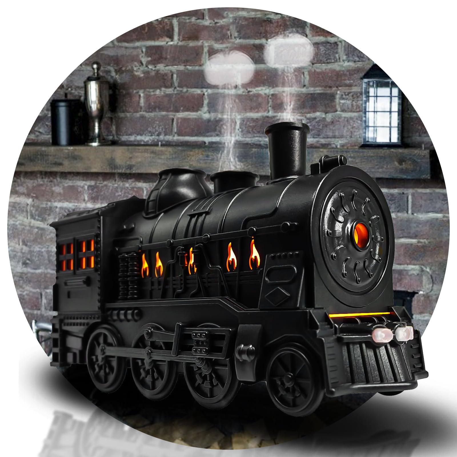 Amazon.com: Jpord Essential Oil Diffuser for Home,Train Diffuser 300ml ...