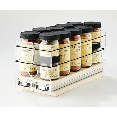 Amazon.com: Vertical Spice - 222x2x11 DC - Spice Rack - Cabinet Mounted ...
