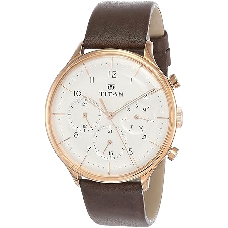 Buy Titan Light Leathers IV Analog Brown Dial Men's Watch-90134SL02 ...
