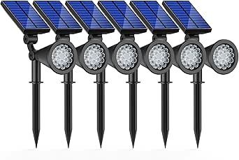 Solar Spot Light Outdoor Waterproof IP65 Solar Powered Spotlight 180 ...