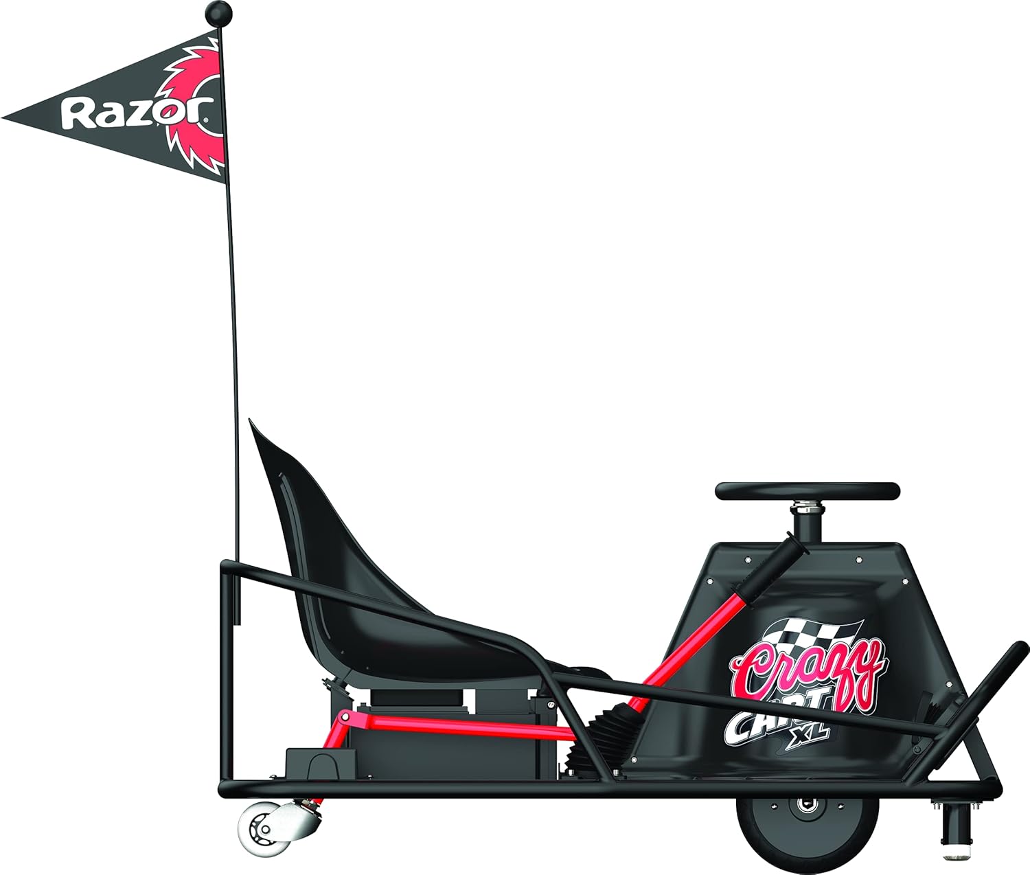 Razor Crazy Cart XL - 36V Electric Drifting Go Kart, Variable Speed, Up ...