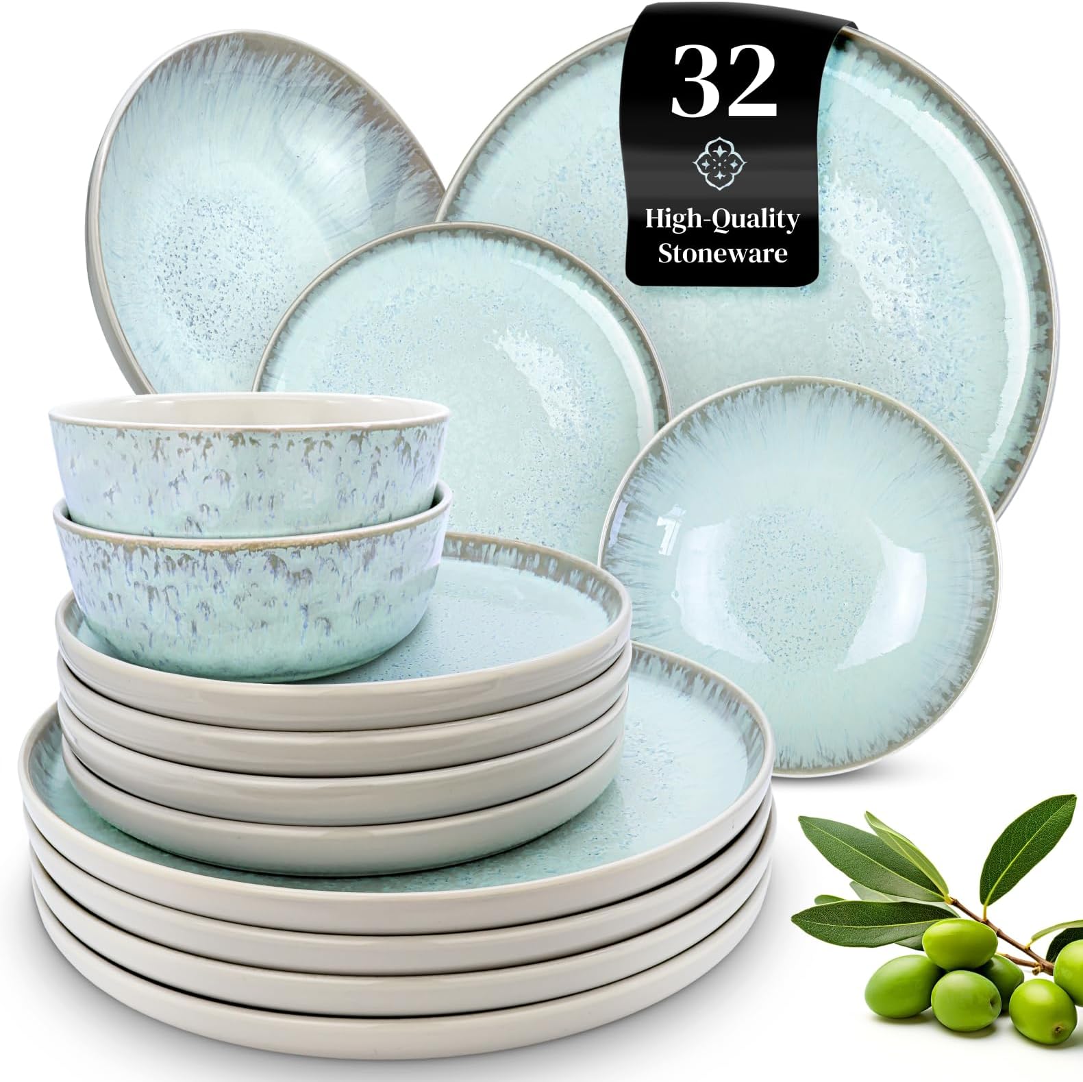Amazon.com | Corona Dinnerware Set 20-piece, Plates, Bowls and Mugs ...