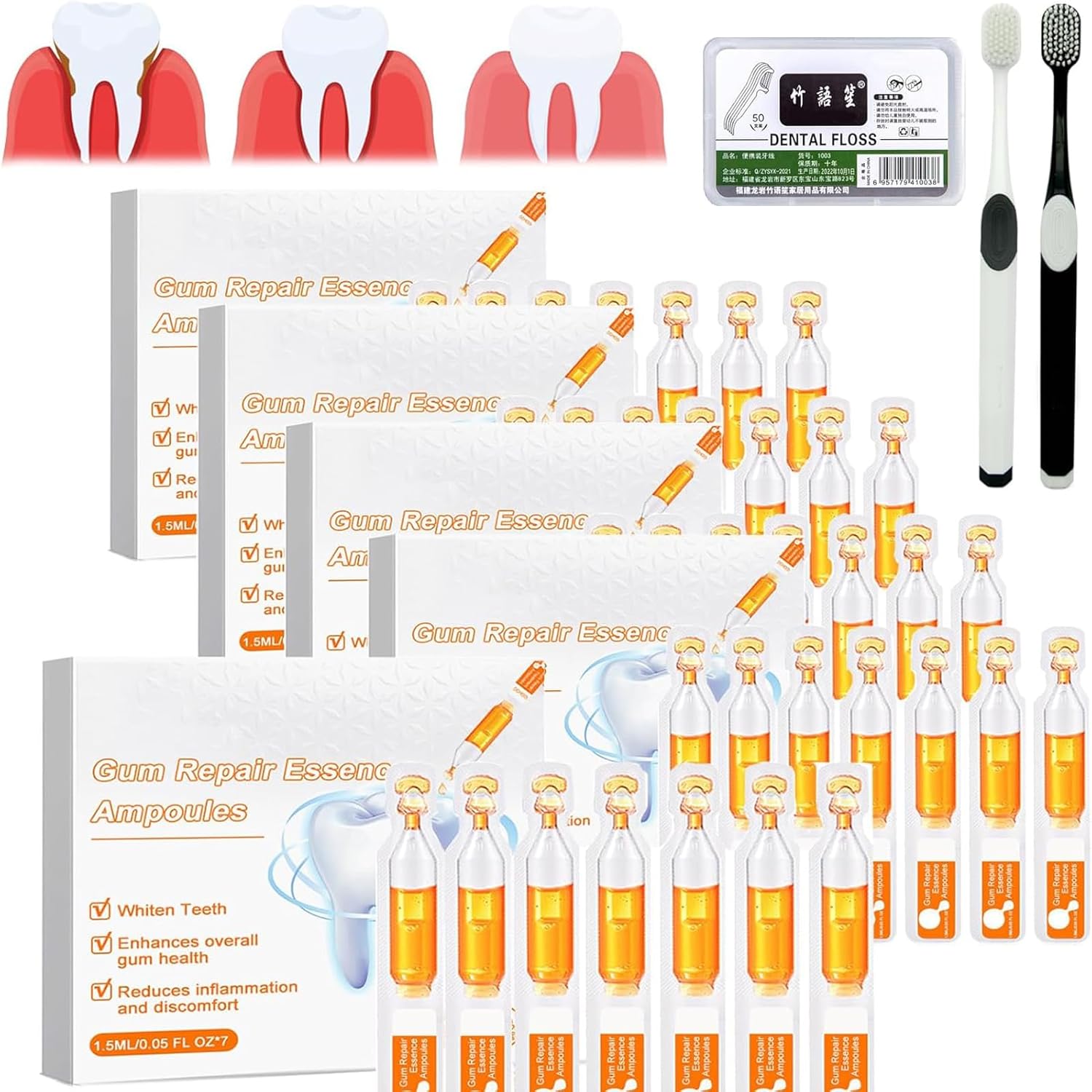 Amazon.com : Gum Repair Treatment Ampoules,Gum Repair Treatment ...
