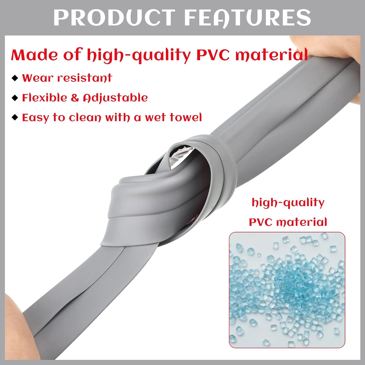 Gain The Edge Flexible Carpet Edge Trim Strip,10 Ft Self-Adhesive ...