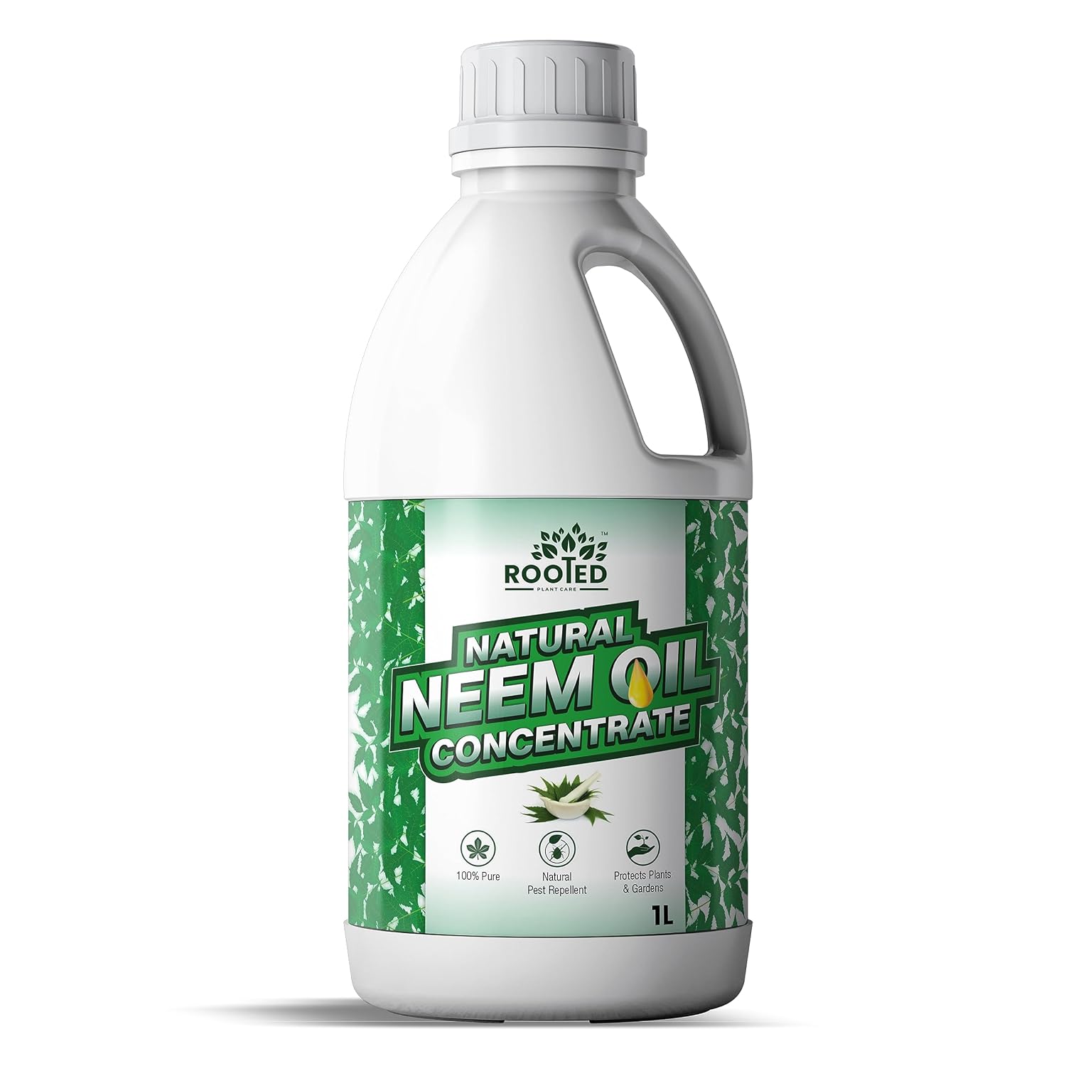 Rooted Neem Oil Concentrate 1 Litre for Plants And Gardens, Water ...