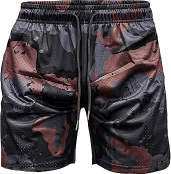 Men’s Original Lifestyle Mesh Shorts | 5” Inseam | Midweight Polyester ...