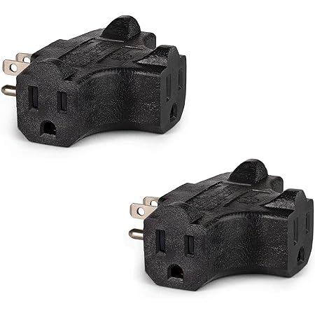 GE 3 T-Shaped Adapter, Outlet Extender, Electrical Outlet Extender ...