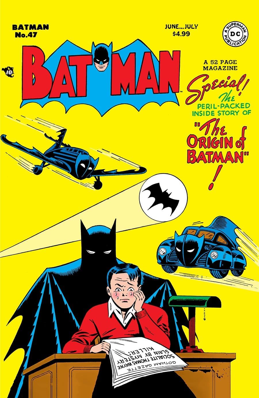 Amazon.com: Batman #47A VF/NM ; DC comic book | Facsimile Edition Joe ...