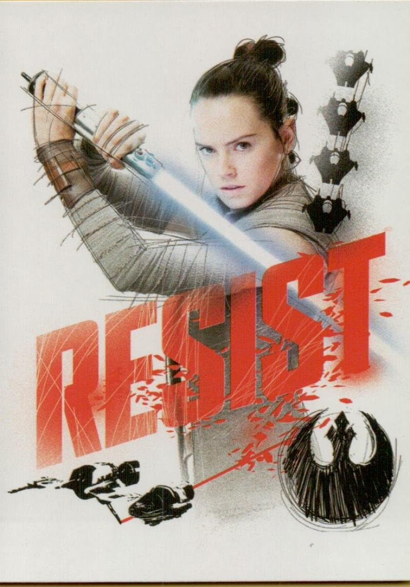 2017 Topps Star Wars The Last Jedi Resist! #R-8 Rey at Amazon's ...