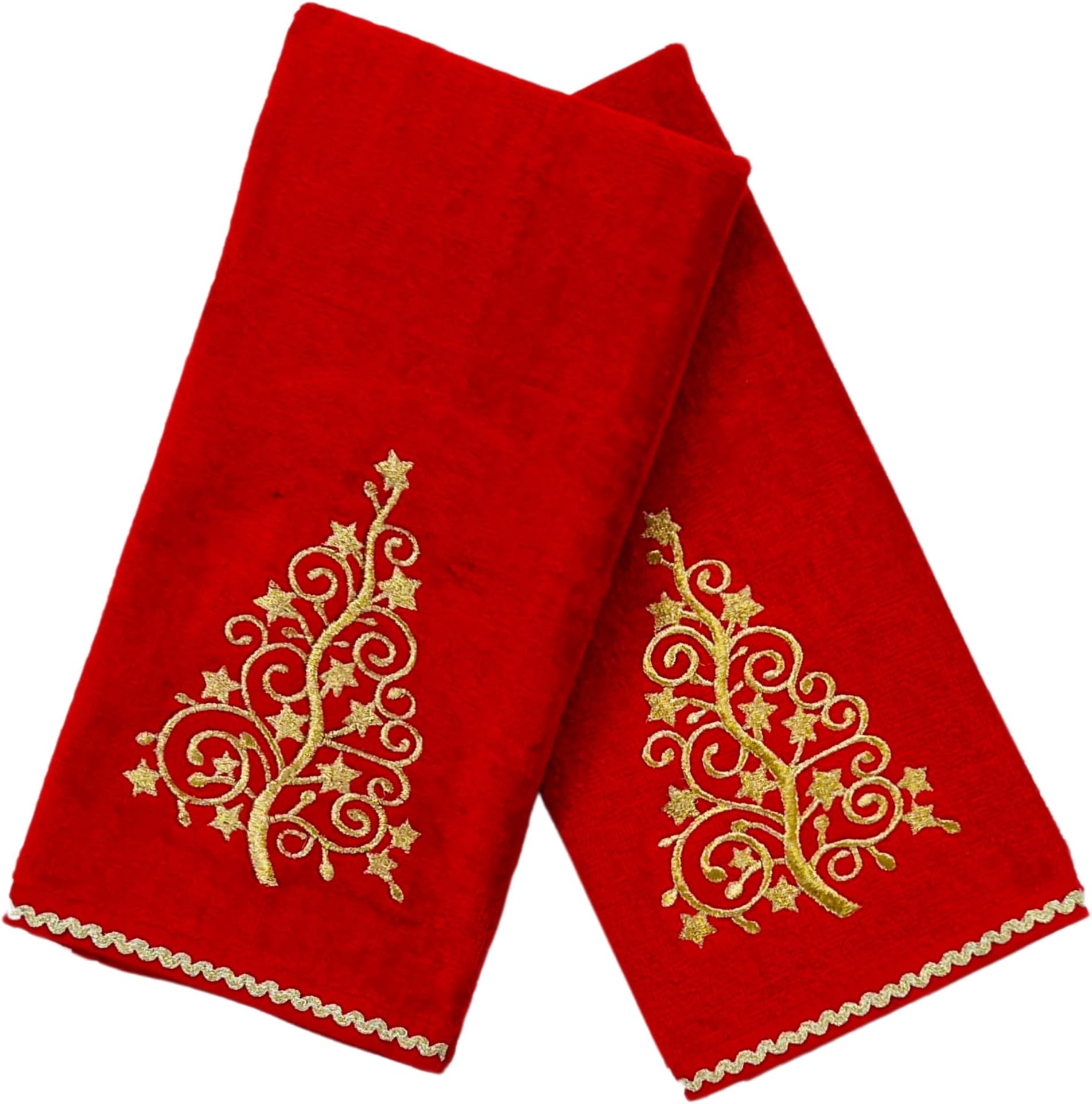 Toallas De Mano Decorativas Navideñas Bordadas Santa Reno Muñeco De ...