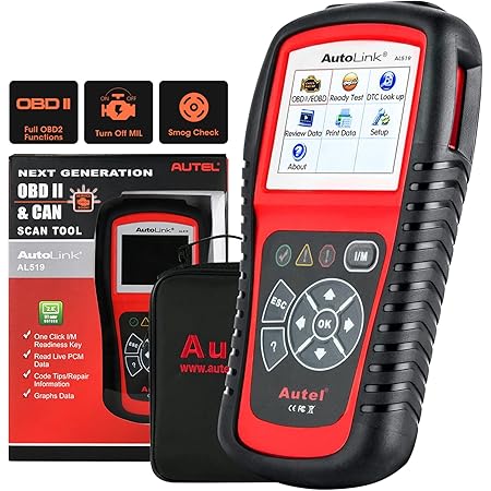 Amazon.com: Autel AutoLink AL519 OBD2 Scanner Enhanced Mode 6 Check ...