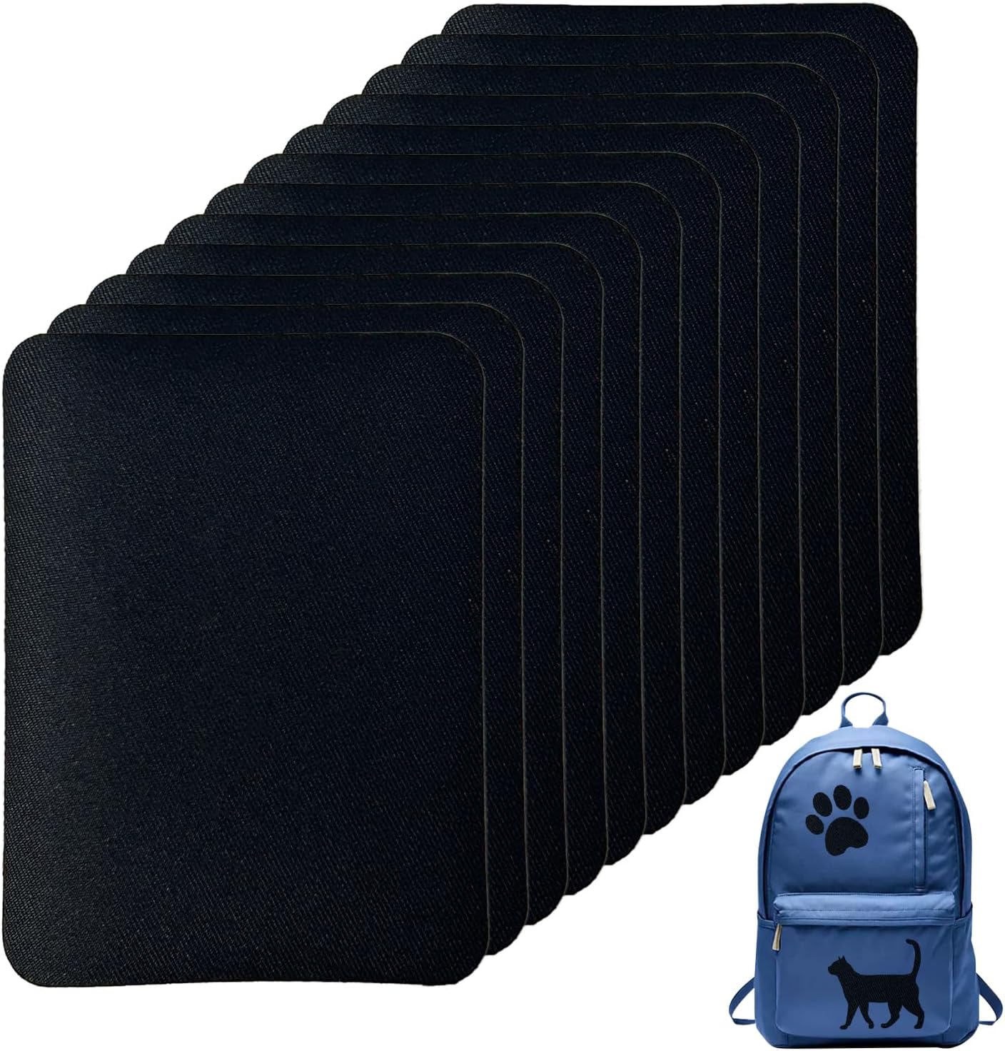 Bliceon 12PCS Iron-On Repair Patches for Clothing, Versatile Denim ...